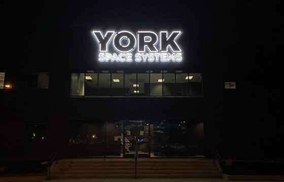 York Space Systems - Exterior | Rino Sign Works